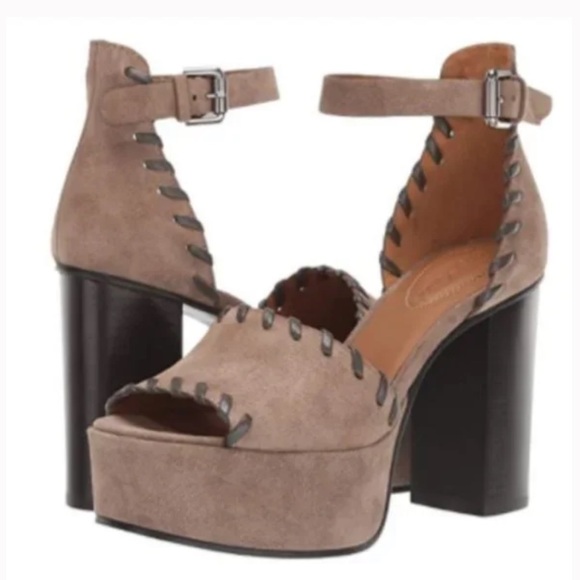 See By Chloe | Shoes | See By Chloe Suede Platform Block Heels Sandals ...